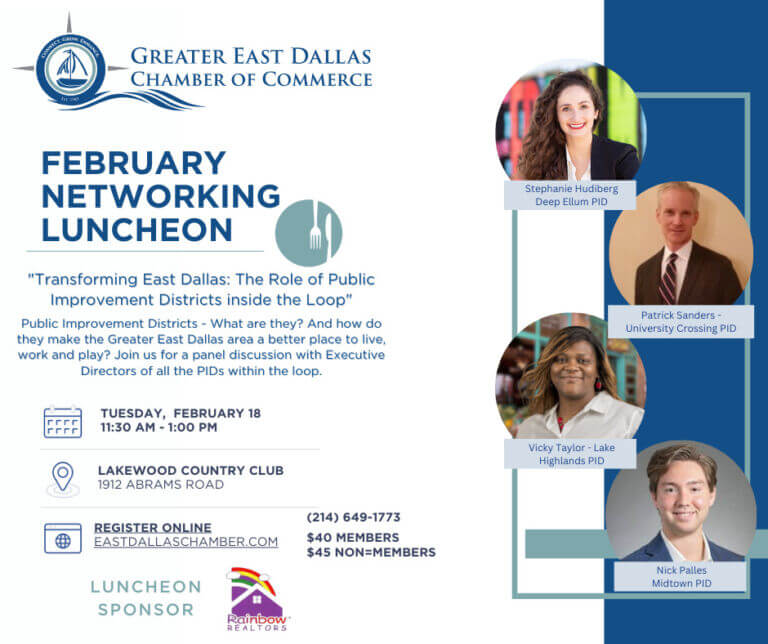 February Luncheon - Greater East Dallas Chamber of Commerce